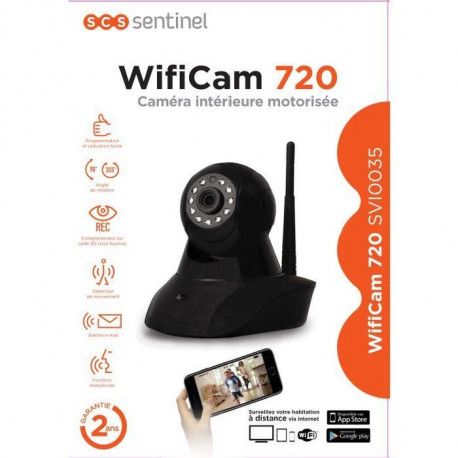 SCS SENTINEL Caméra de surveillance motorisée HD Wifi